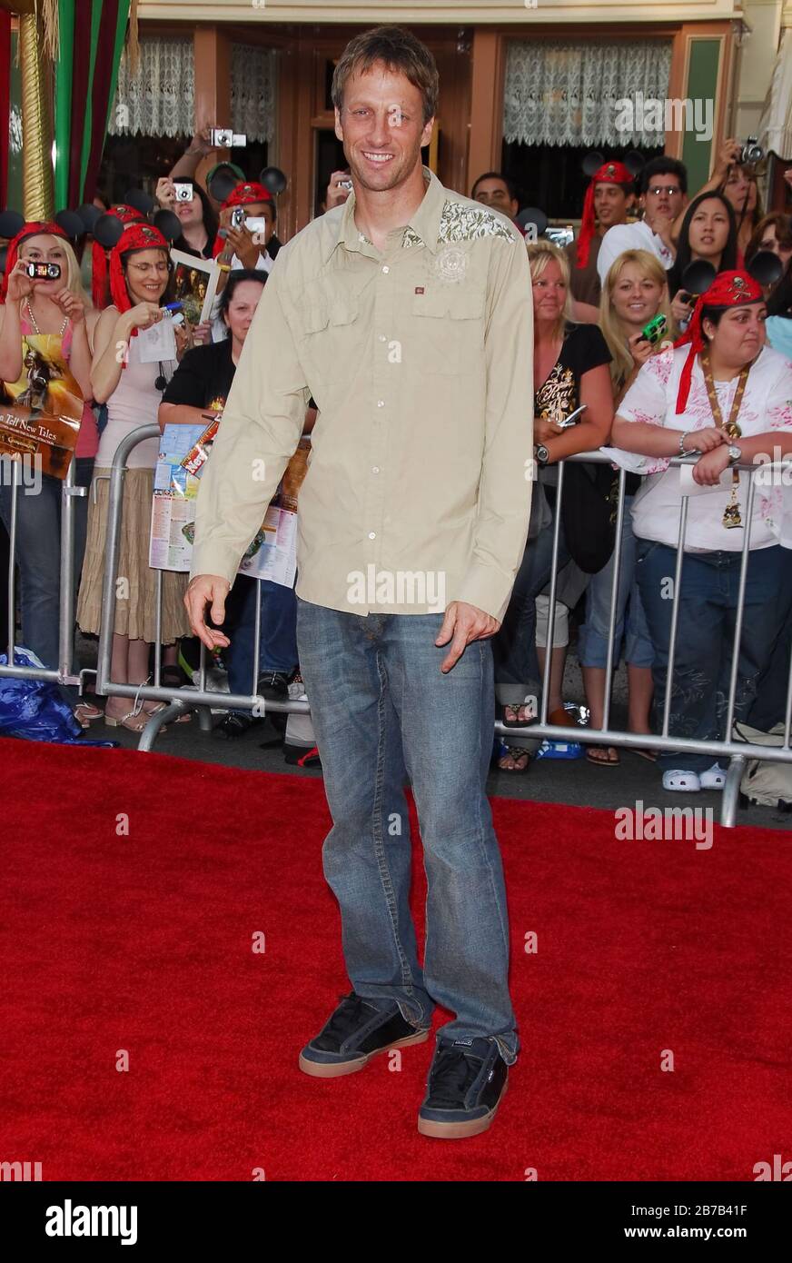 Tony Hawk at the World Premiere of Walt Disney Pictures' "Pirates Of ...