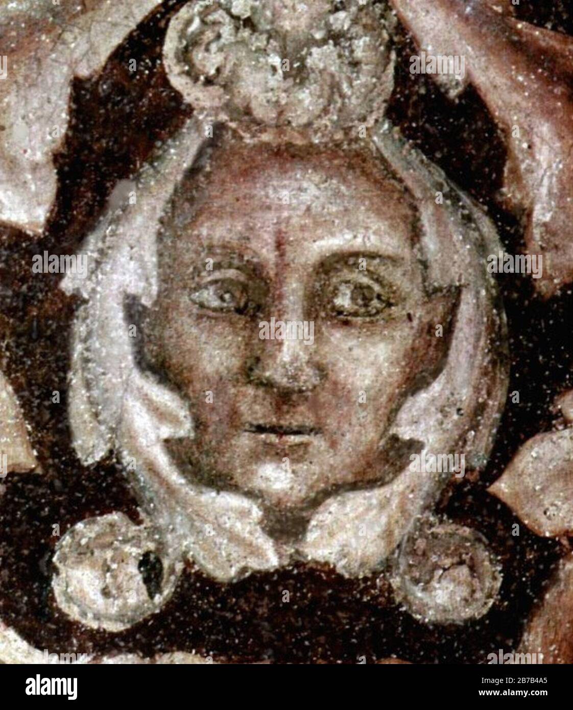 Giotto face restored Stock Photo - Alamy
