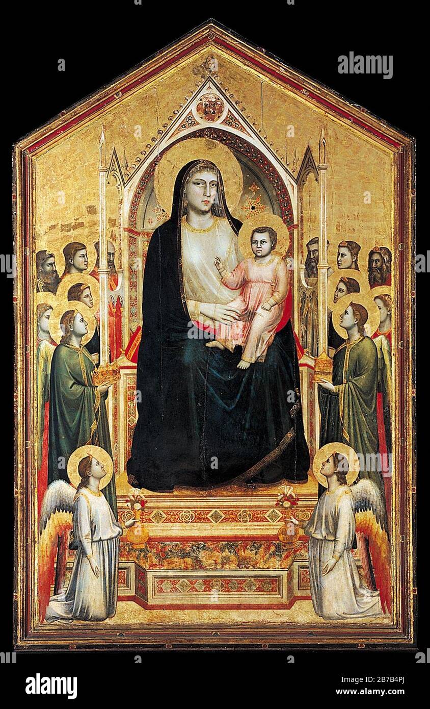 Giotto Ognissanti Madonna Stock Photo - Alamy