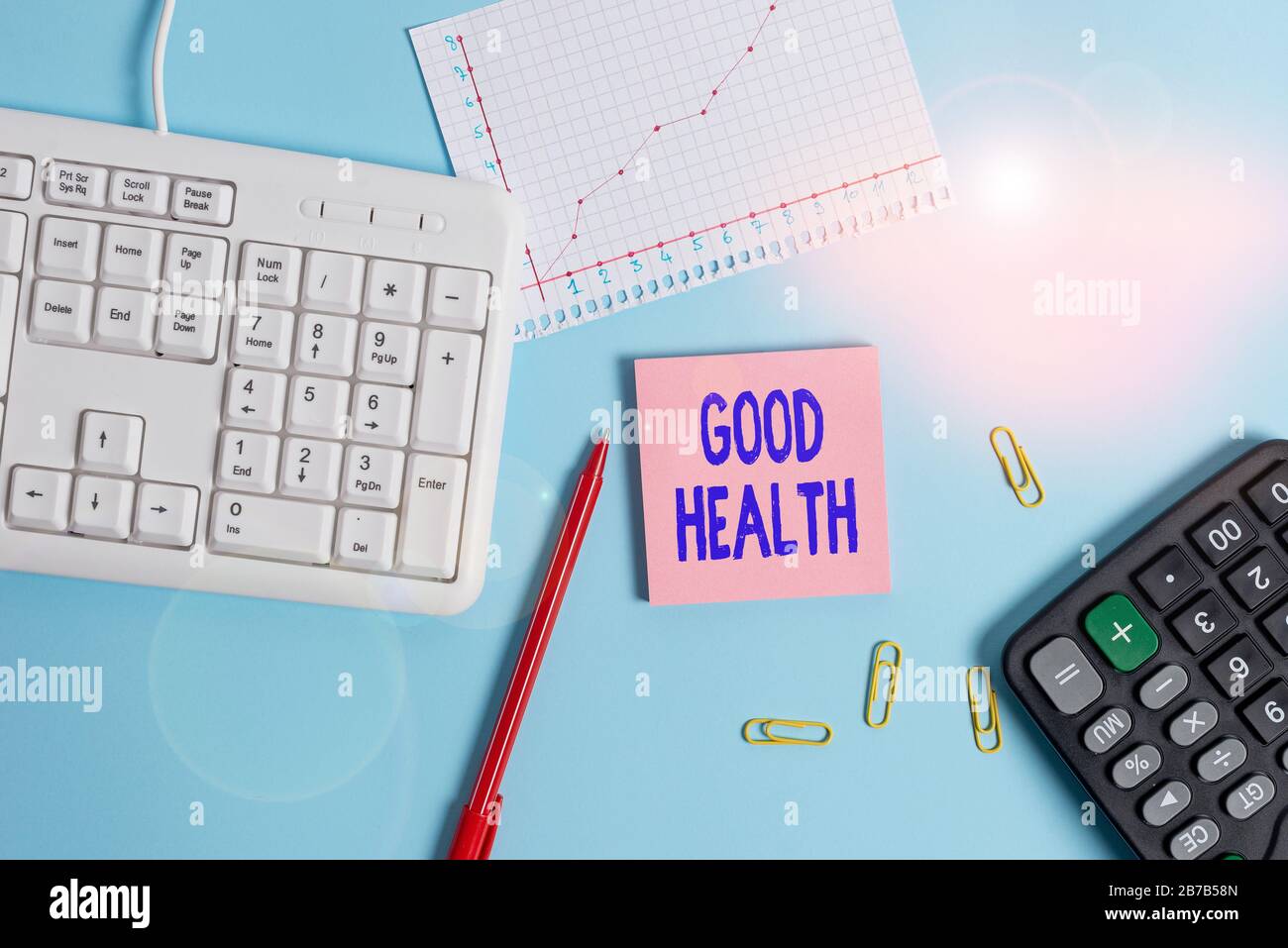 Handwriting text writing Good Health. Conceptual photo state of being ...