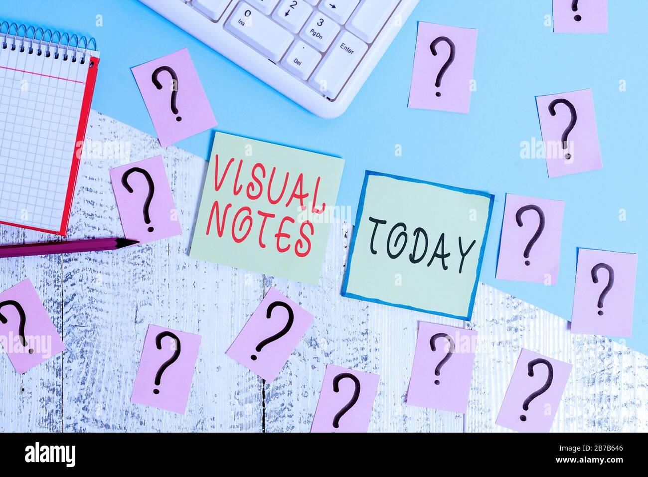 Handwriting text writing Visual Notes. Conceptual photo process of ...