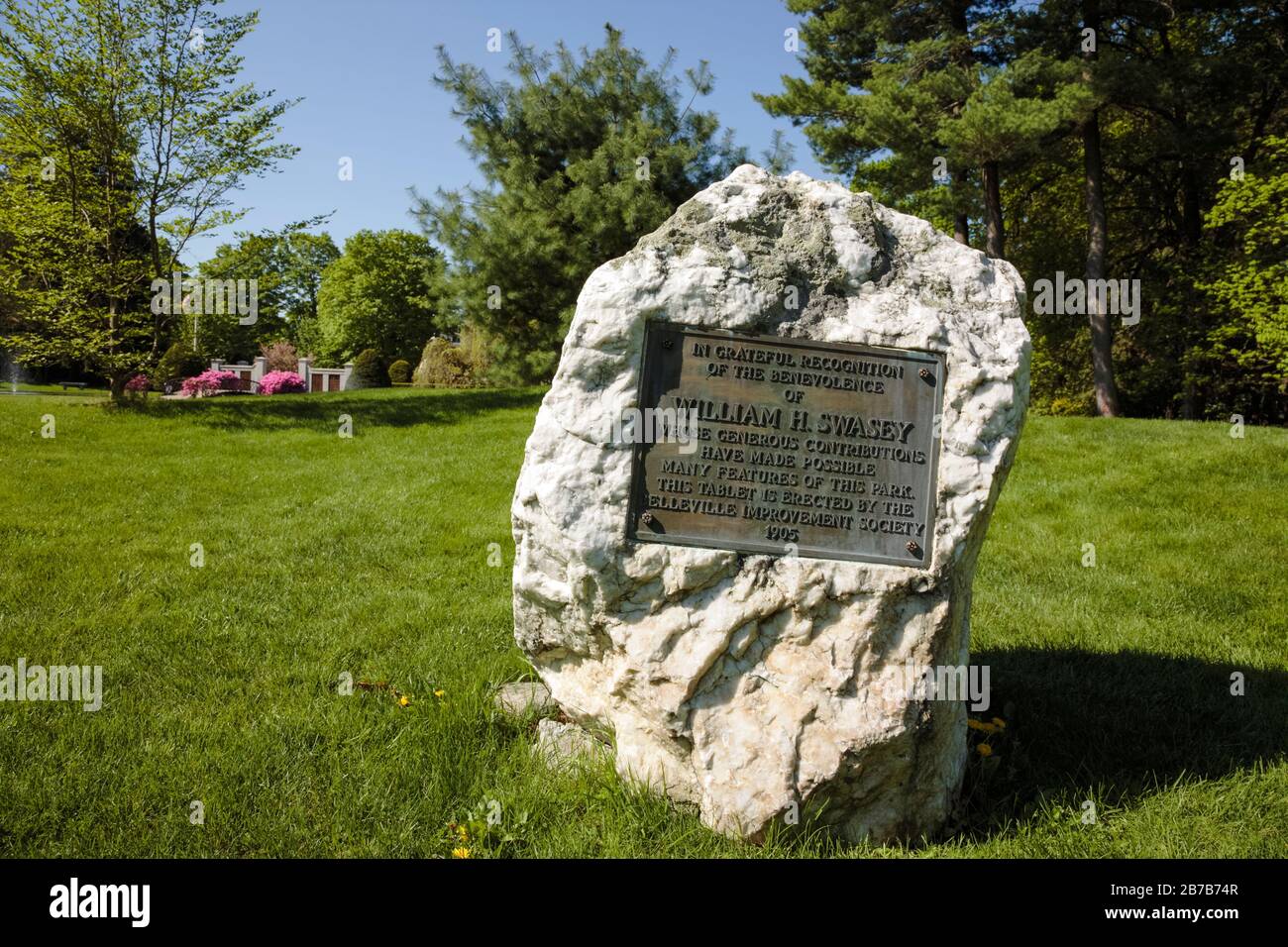Atkinson Common (designed in 1893-1894) in Newburyport, Massachusetts ...