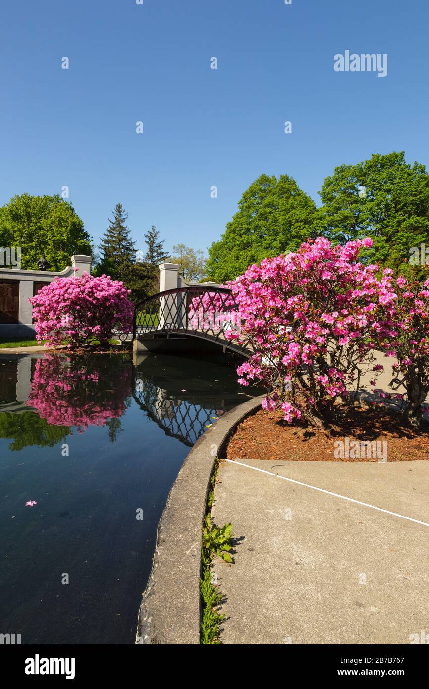 Atkinson Common (designed in 1893-1894) in Newburyport, Massachusetts ...