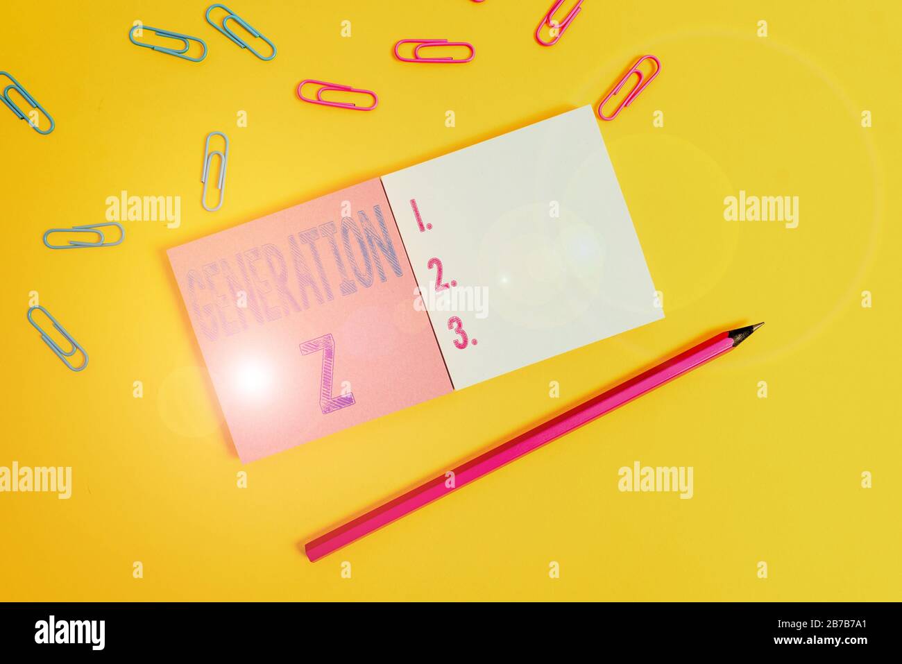 Word writing text Generation Z. Business photo showcasing name for the ...