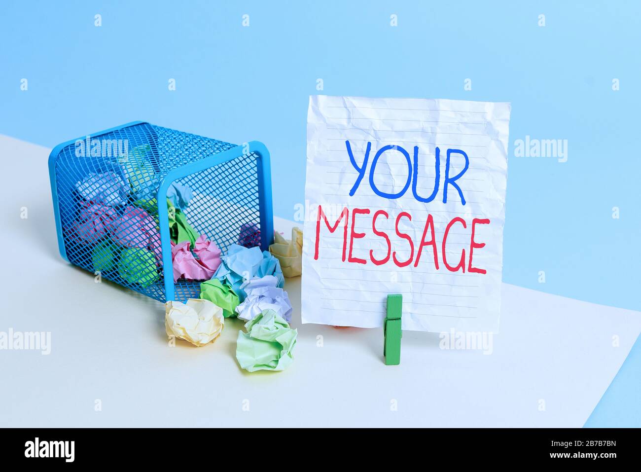 Text sign showing Your Message. Business photo showcasing piece of ...