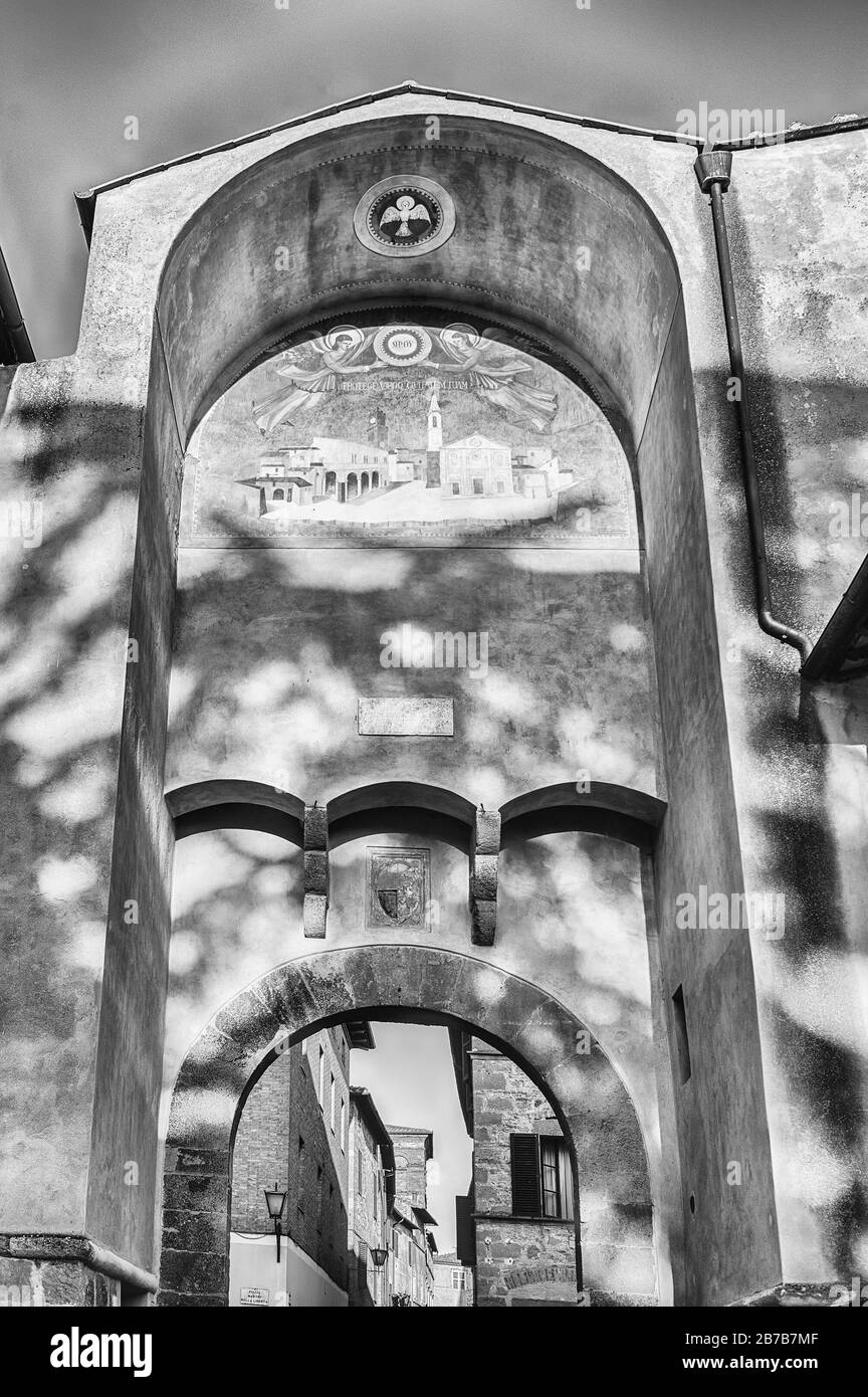 Medieval porta al prato city gate hi-res stock photography and images ...