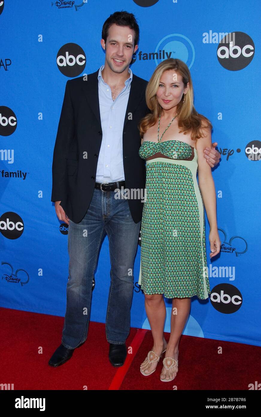 Peter Cambor and Jennifer Westfeldt at the Disney ABC Television Group ...