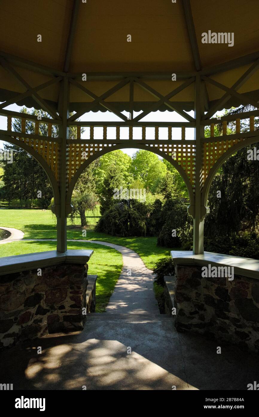 Atkinson Common (designed in 1893-1894) in Newburyport, Massachusetts ...