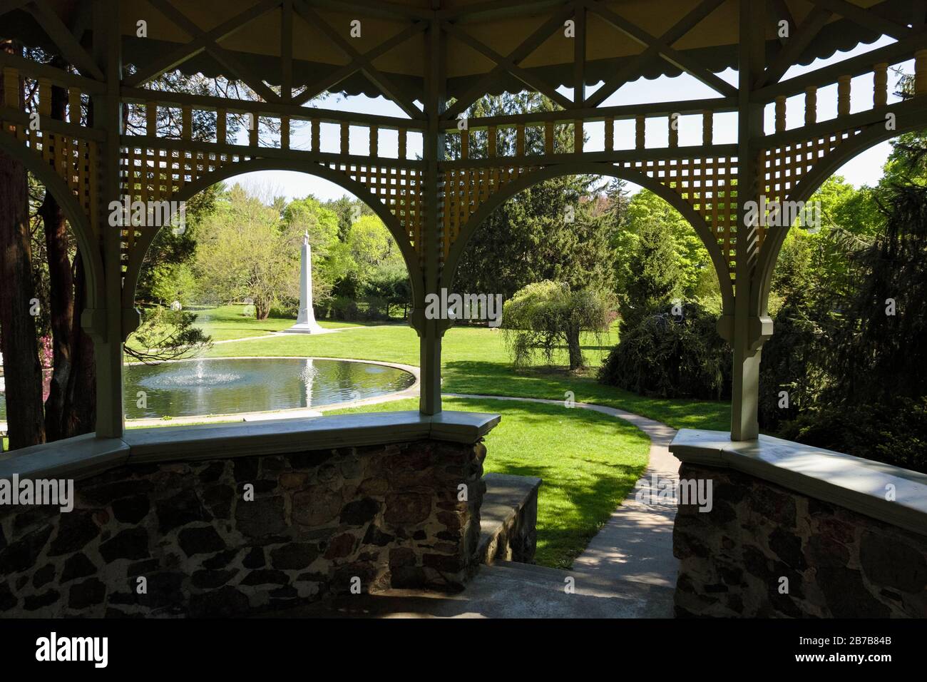 Atkinson Common (designed in 1893-1894) in Newburyport, Massachusetts ...