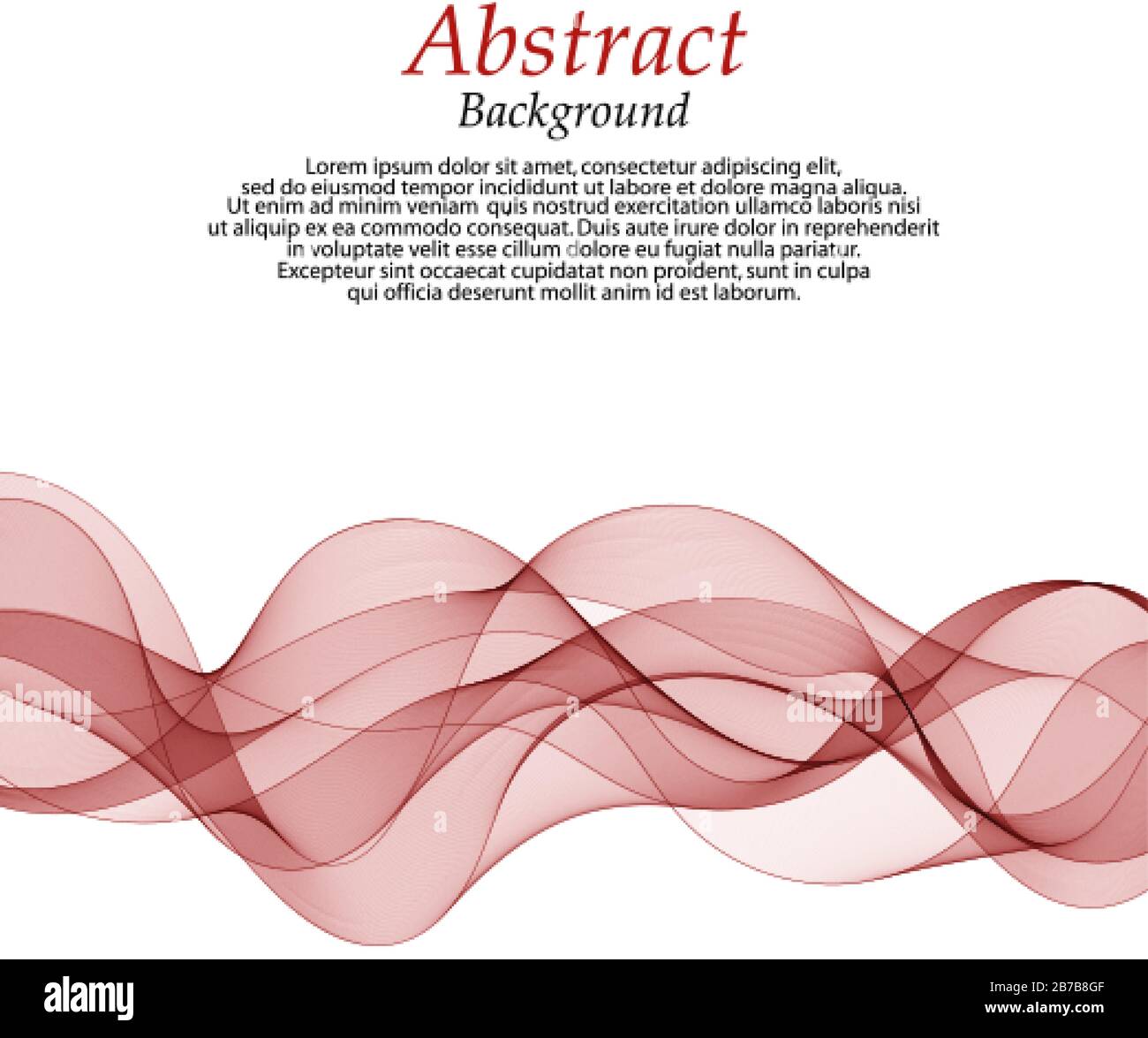 abstract red wave. Layout for business idea. template for advertising ...