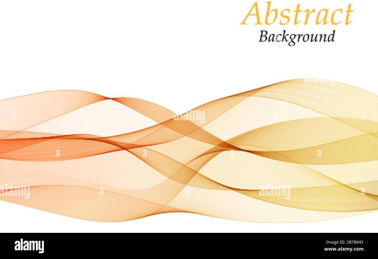 orange vector wave. abstract image Stock Vector Image & Art - Alamy