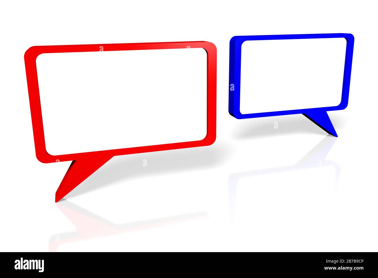 3D dialog concept Stock Photo - Alamy