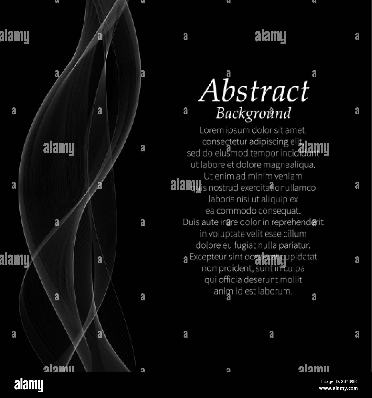 abstract smoky wave. vector lines Stock Vector Image & Art - Alamy