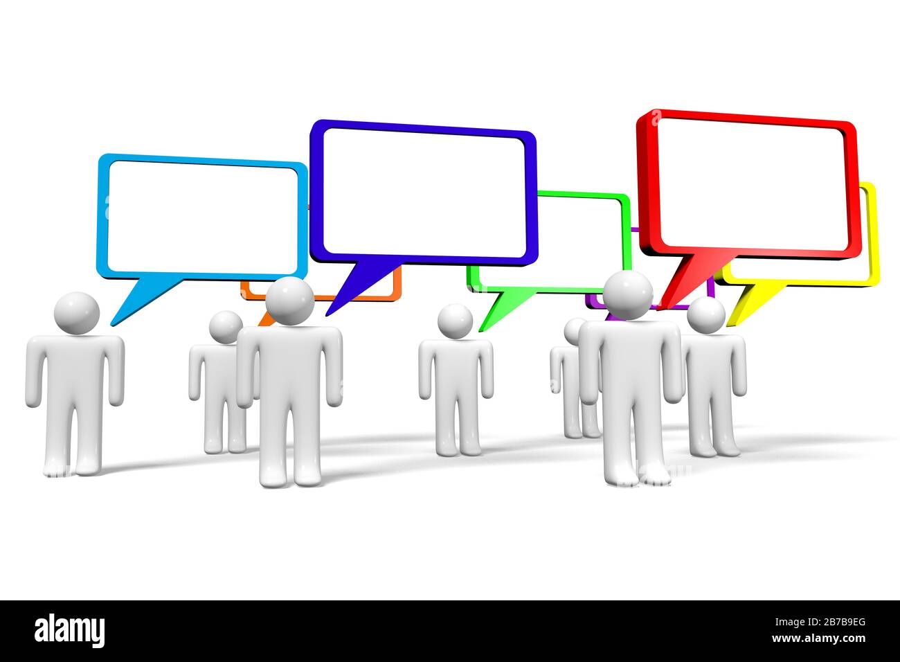 Communicate communicating communication Cut Out Stock Images & Pictures ...