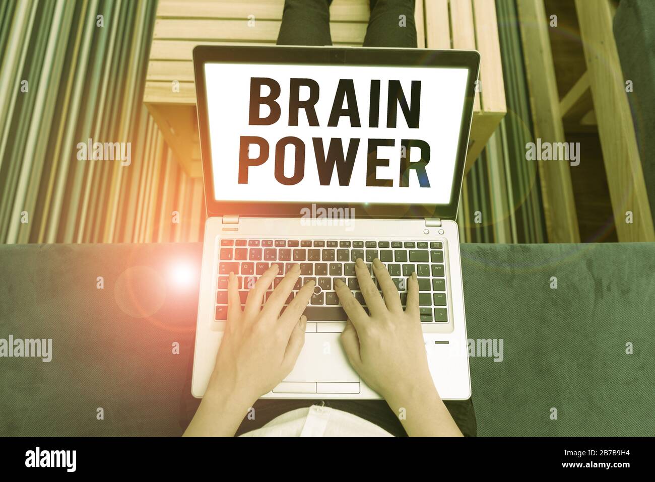 Handwriting text writing Brain Power. Conceptual photo Ability to ...