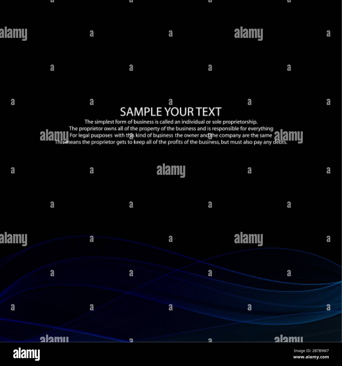 neon blue abstract wave. vector background Stock Vector Image & Art - Alamy