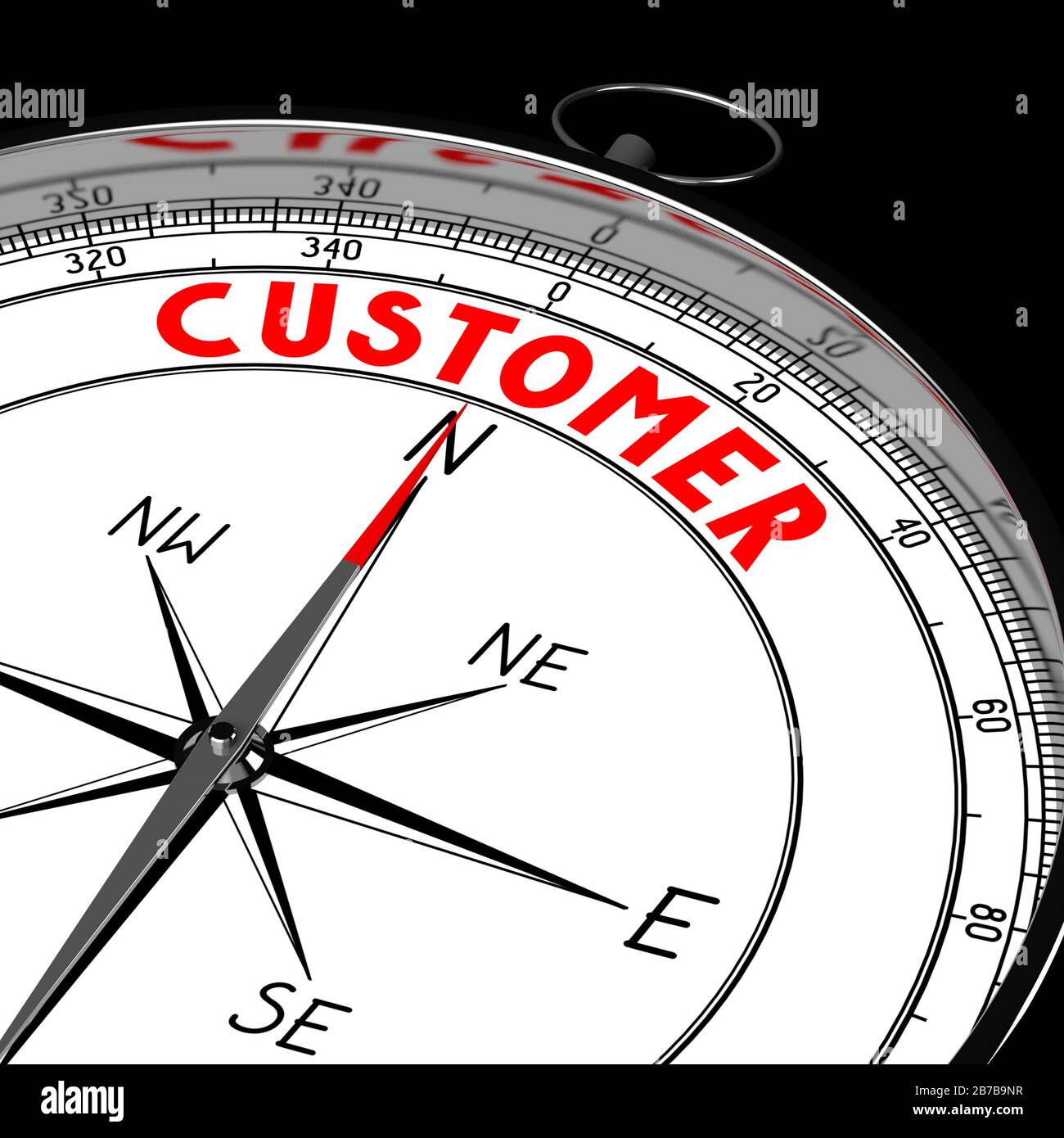 3D compass illustration - Customer Stock Photo - Alamy