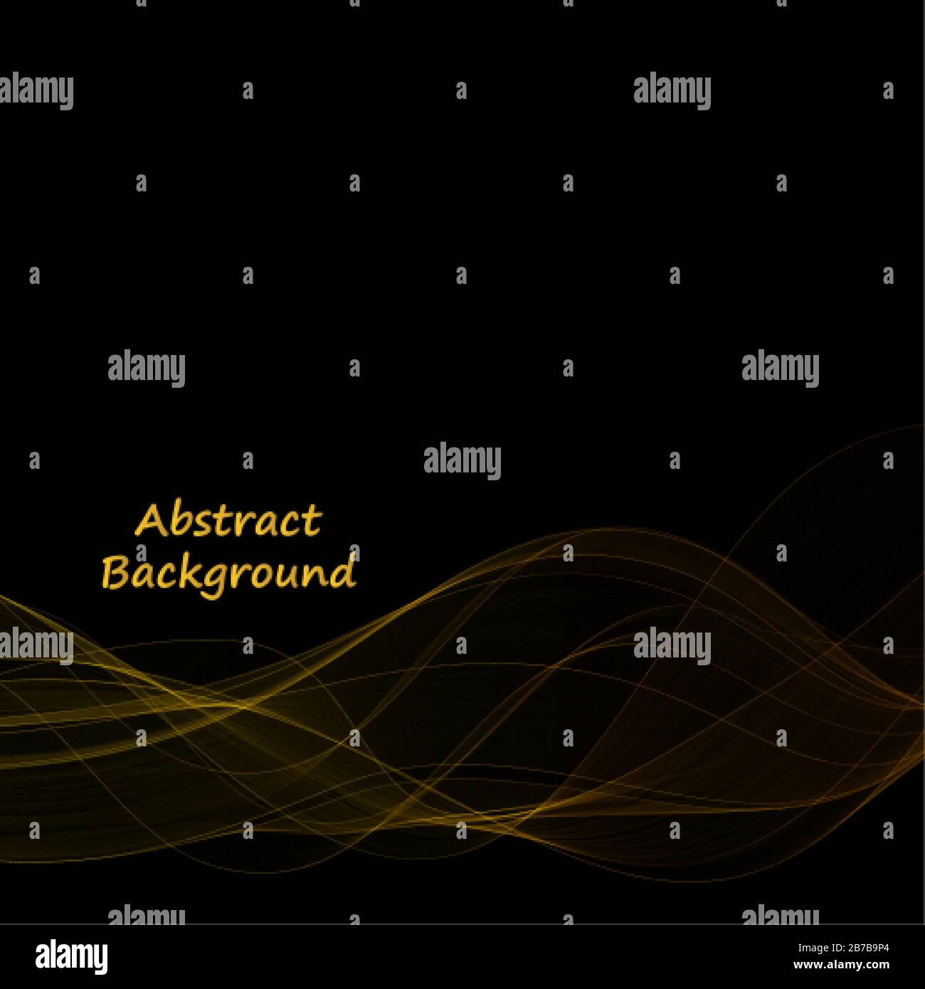 abstract vector background. gold wave Stock Vector Image & Art - Alamy