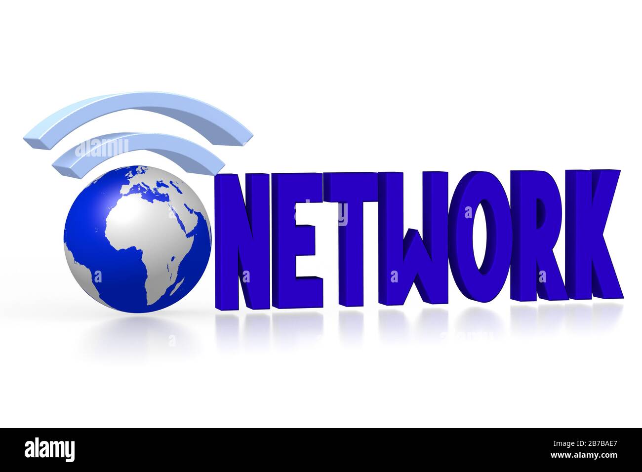 3D network/ Internet concept Stock Photo - Alamy