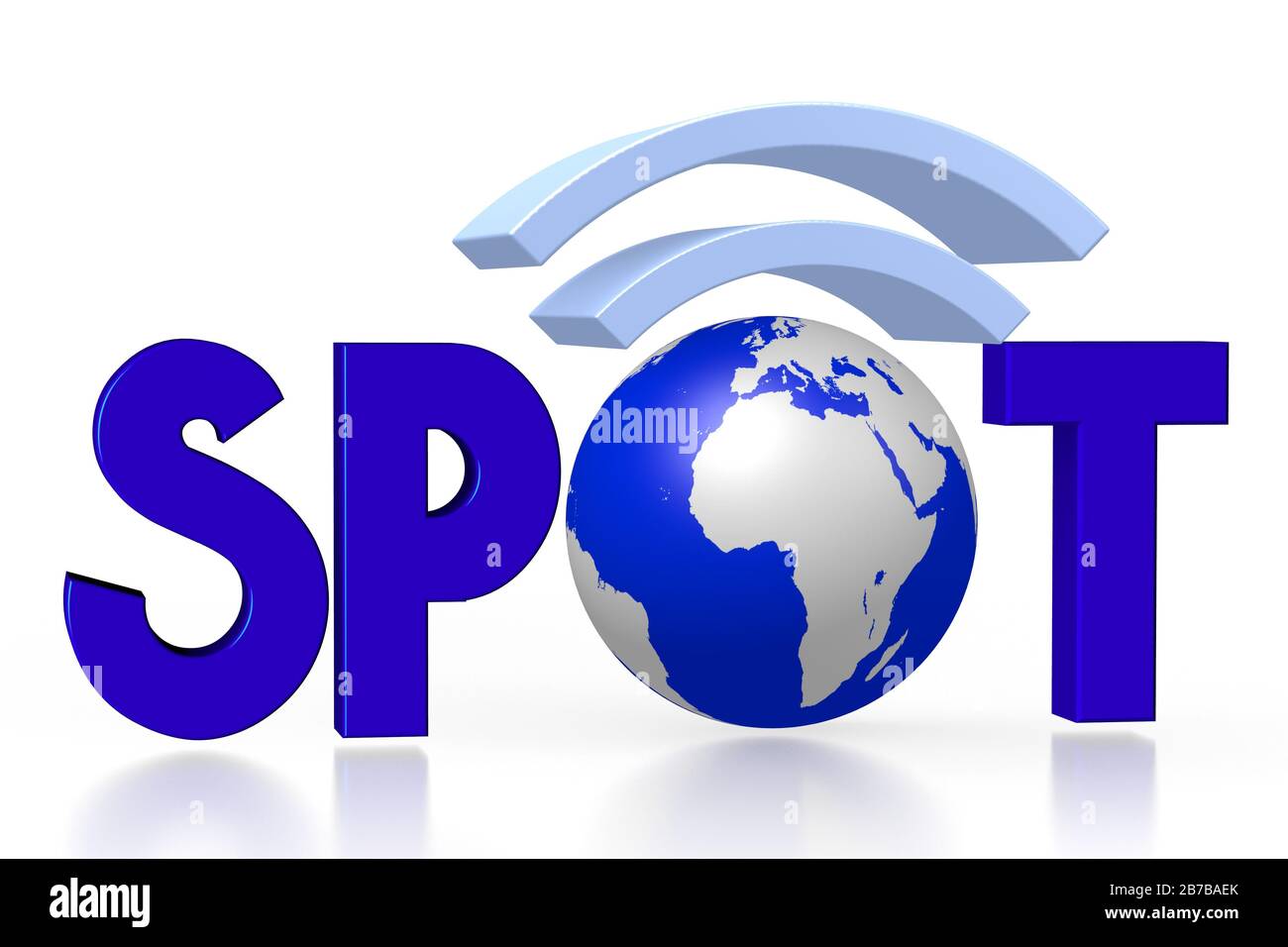3D spot/ Internet concept Stock Photo - Alamy
