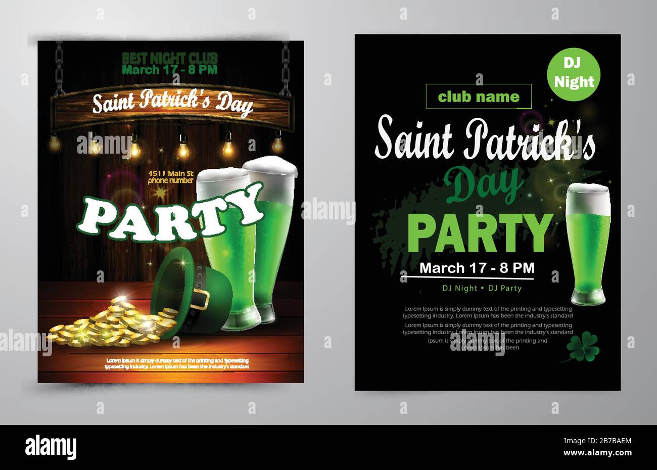 St. Patrick s Day poster. Vector illustration Stock Vector Image & Art ...