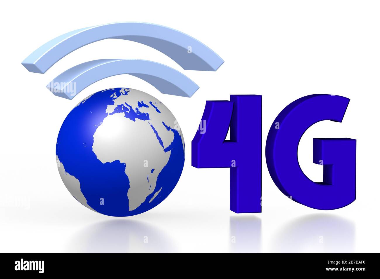3D 4G/ Internet concept Stock Photo - Alamy