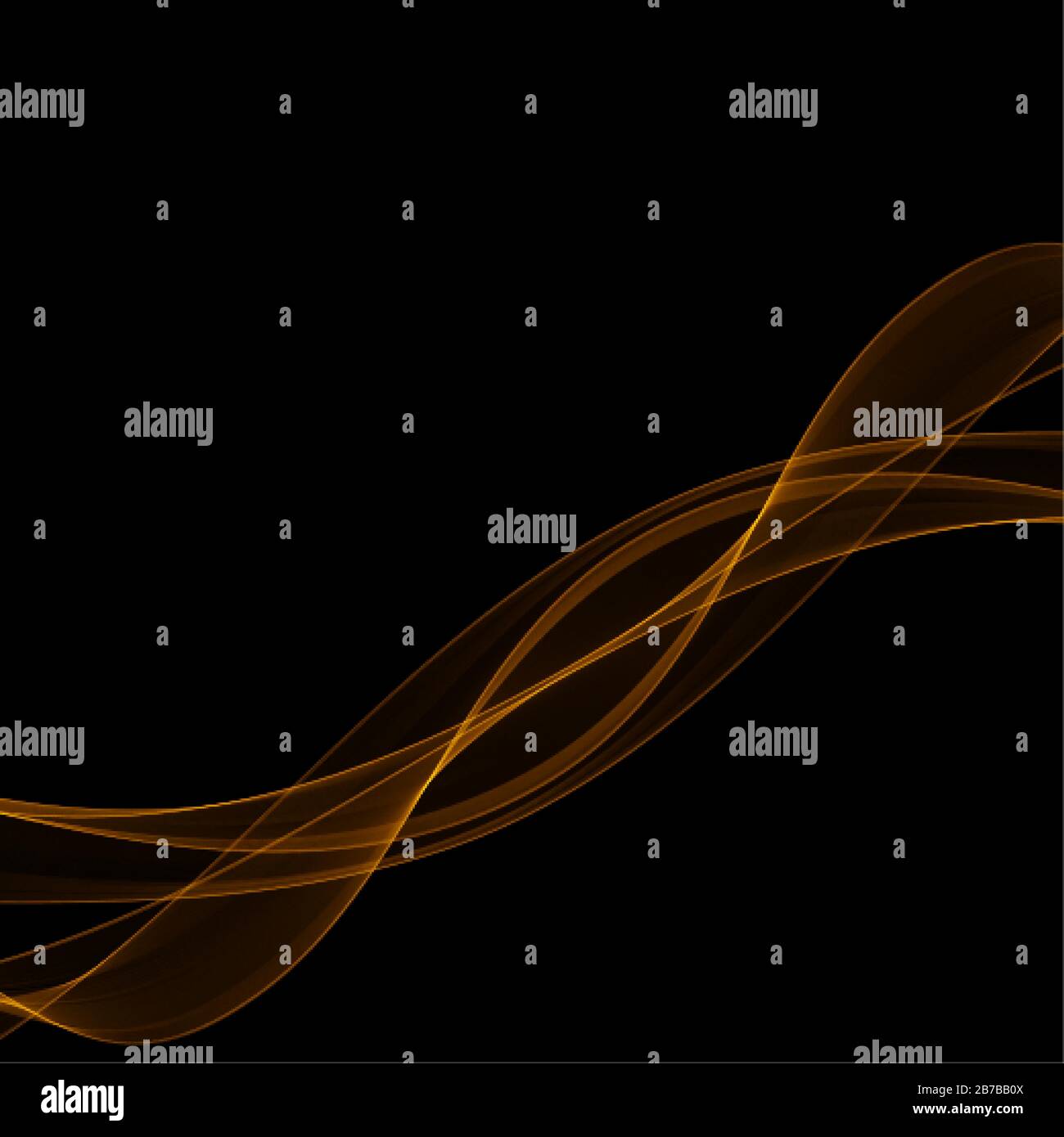 neon gold abstract wave. vector background Stock Vector Image & Art - Alamy