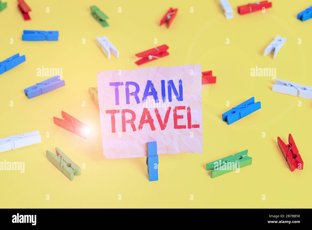 Handwriting text Train Travel. Conceptual photo to make a journey a ...