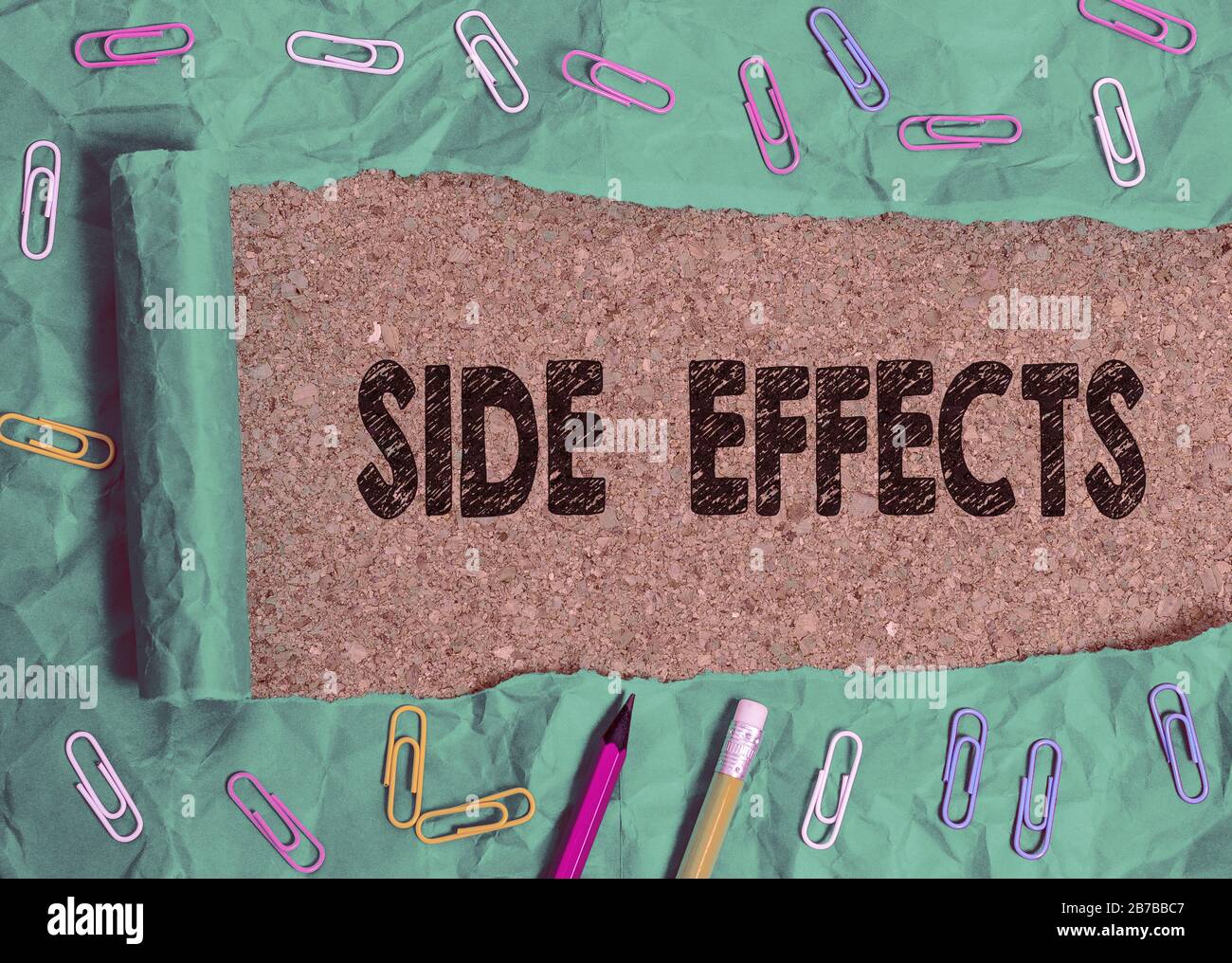 Conceptual hand writing showing Side Effects. Concept meaning secondary ...