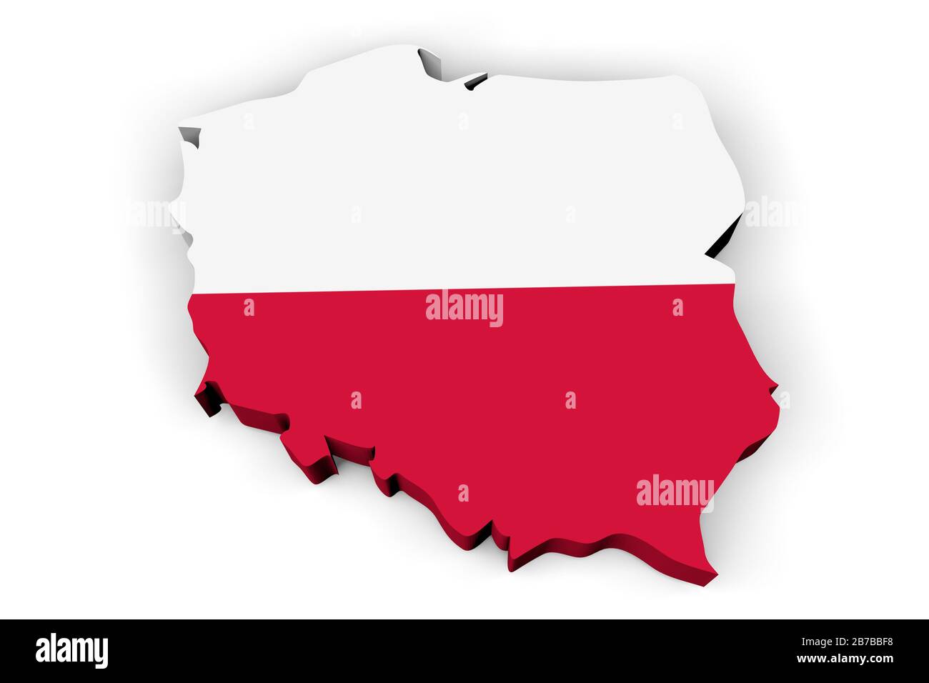 Poland map flag Cut Out Stock Images & Pictures - Alamy