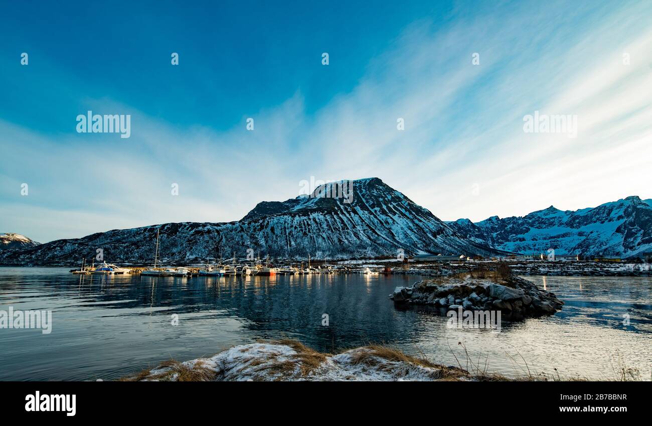 Tromso Norway. Landscapes, snow,sunset, colors, nature, vivid colors ...