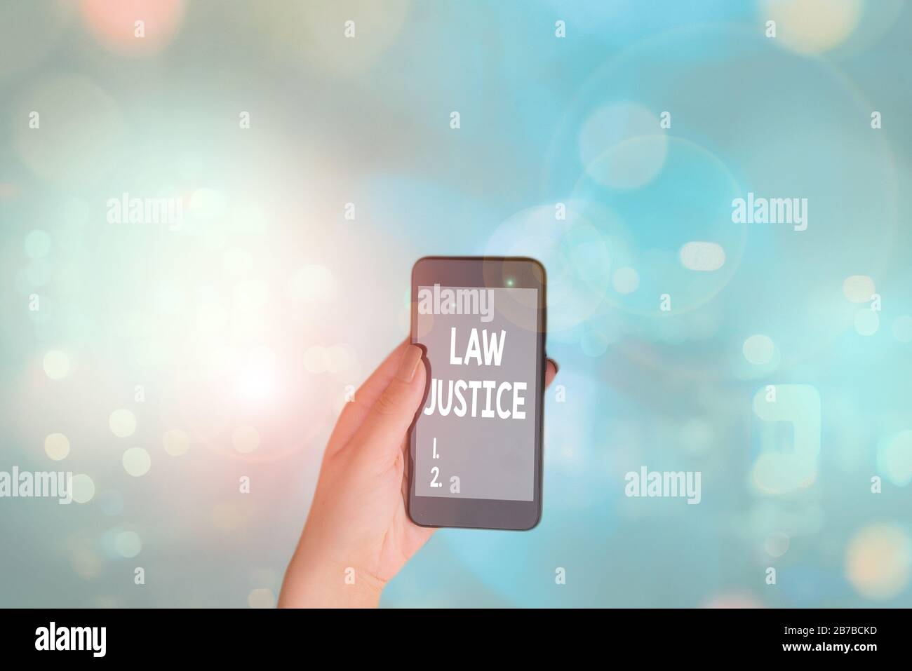 Handwriting text writing Law Justice. Conceptual photo a scheme or ...