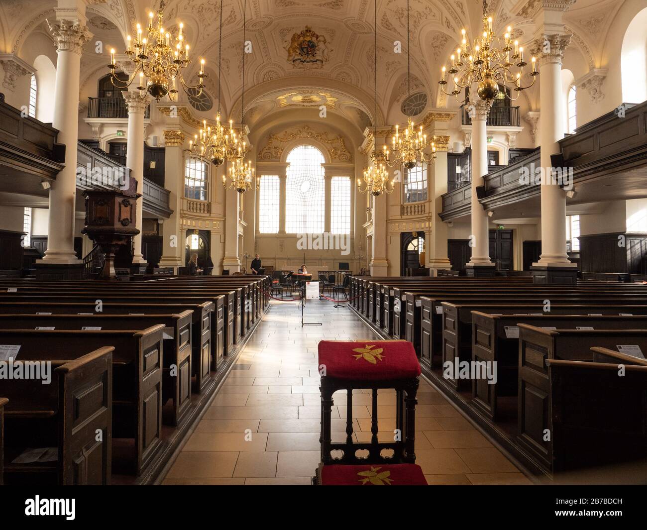 Inside St Martin in the Fields Church London Stock Photo - Alamy
