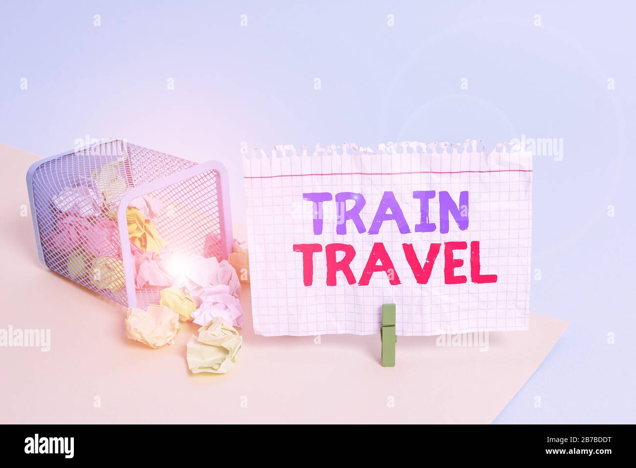 Handwriting text writing Train Travel. Conceptual photo to make a ...