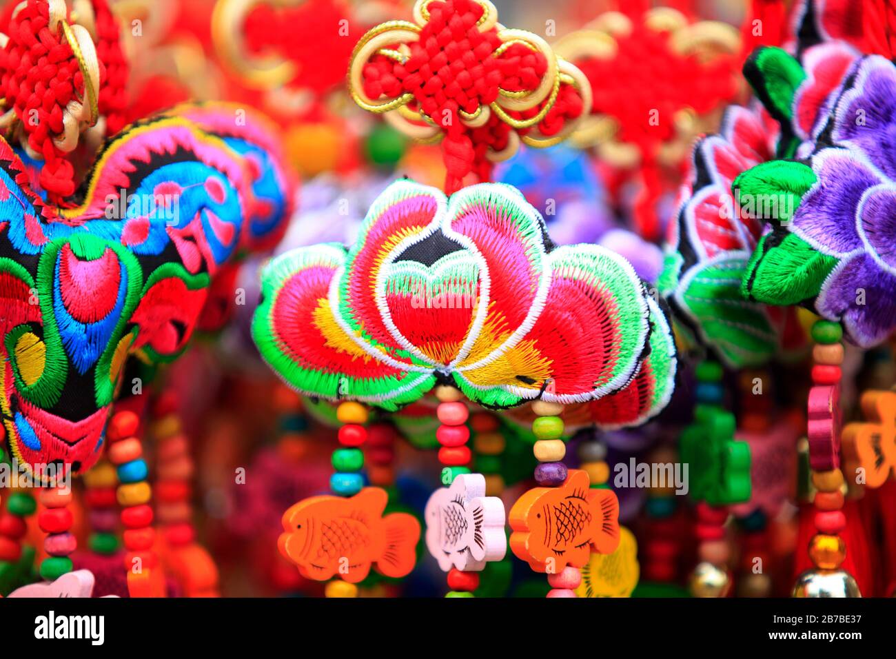 Traditional Chinese handicrafts, Chinese manual pendant Stock Photo - Alamy