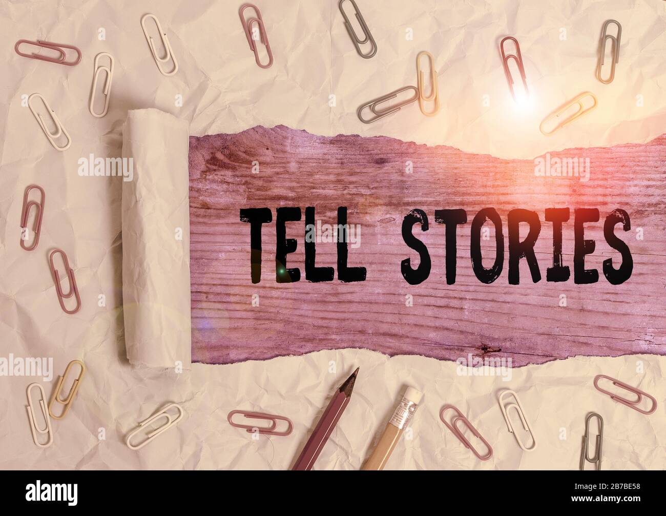 Text sign showing Tell Stories. Business photo showcasing formal to ...