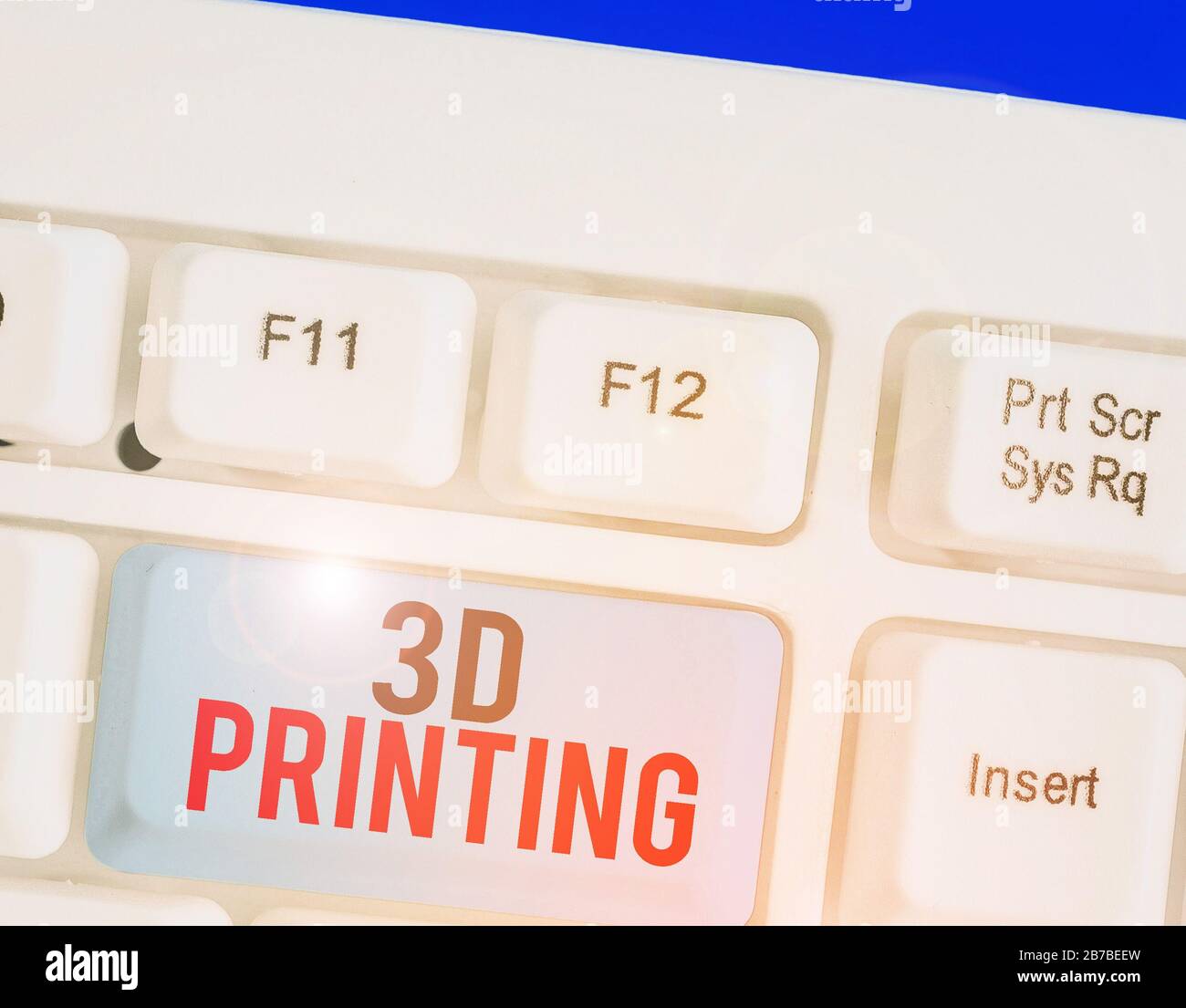 Handwriting text writing 3D Printing. Conceptual photo making a ...