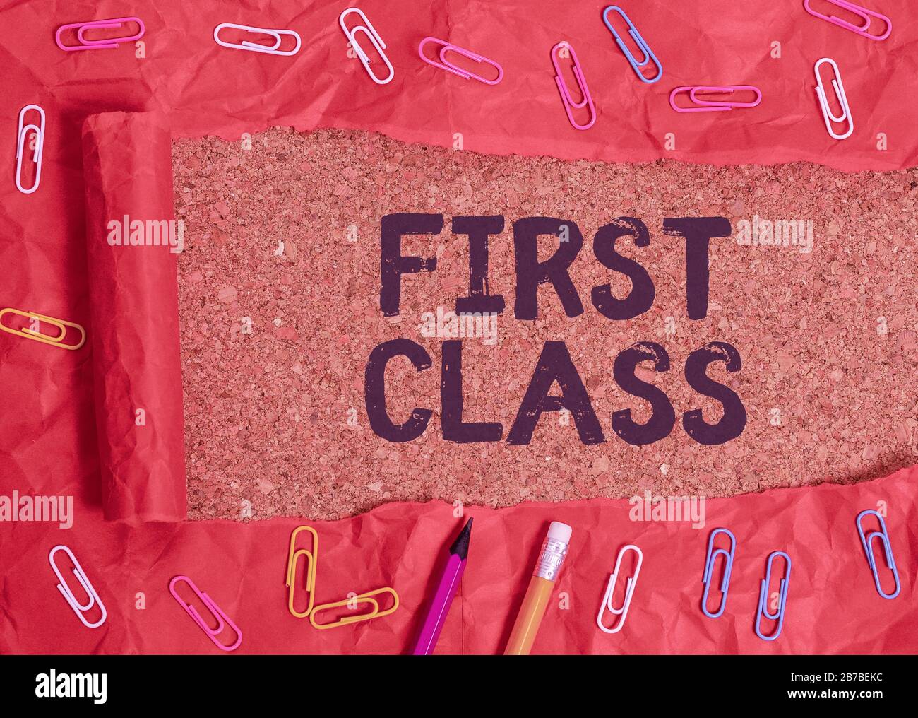 Handwriting text First Class. Conceptual photo the most expensive and ...