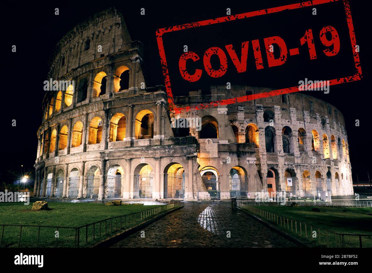 Rome stamp hi-res stock photography and images - Alamy