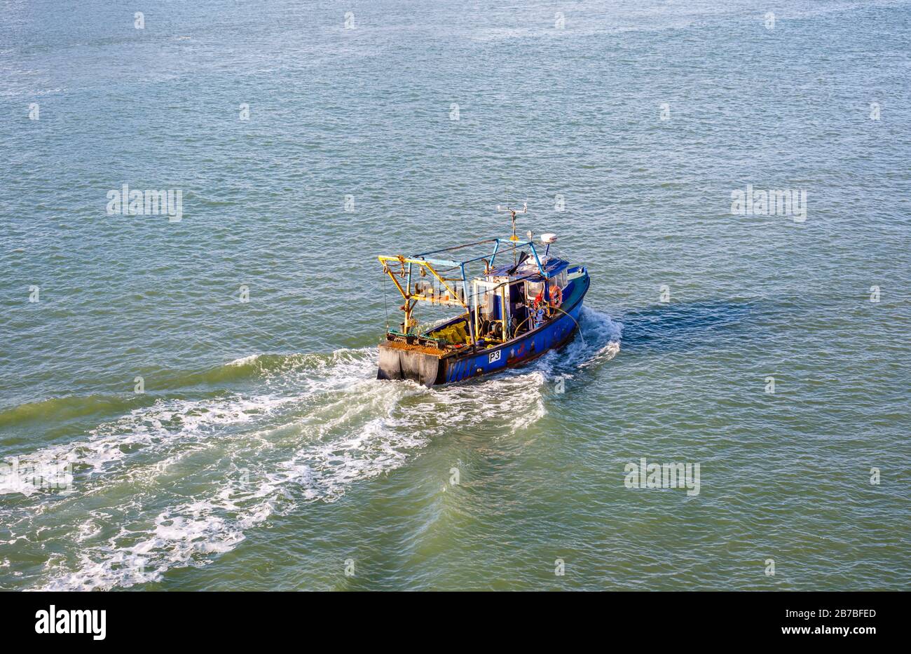 Small traditional british fishing boat hi-res stock photography and ...