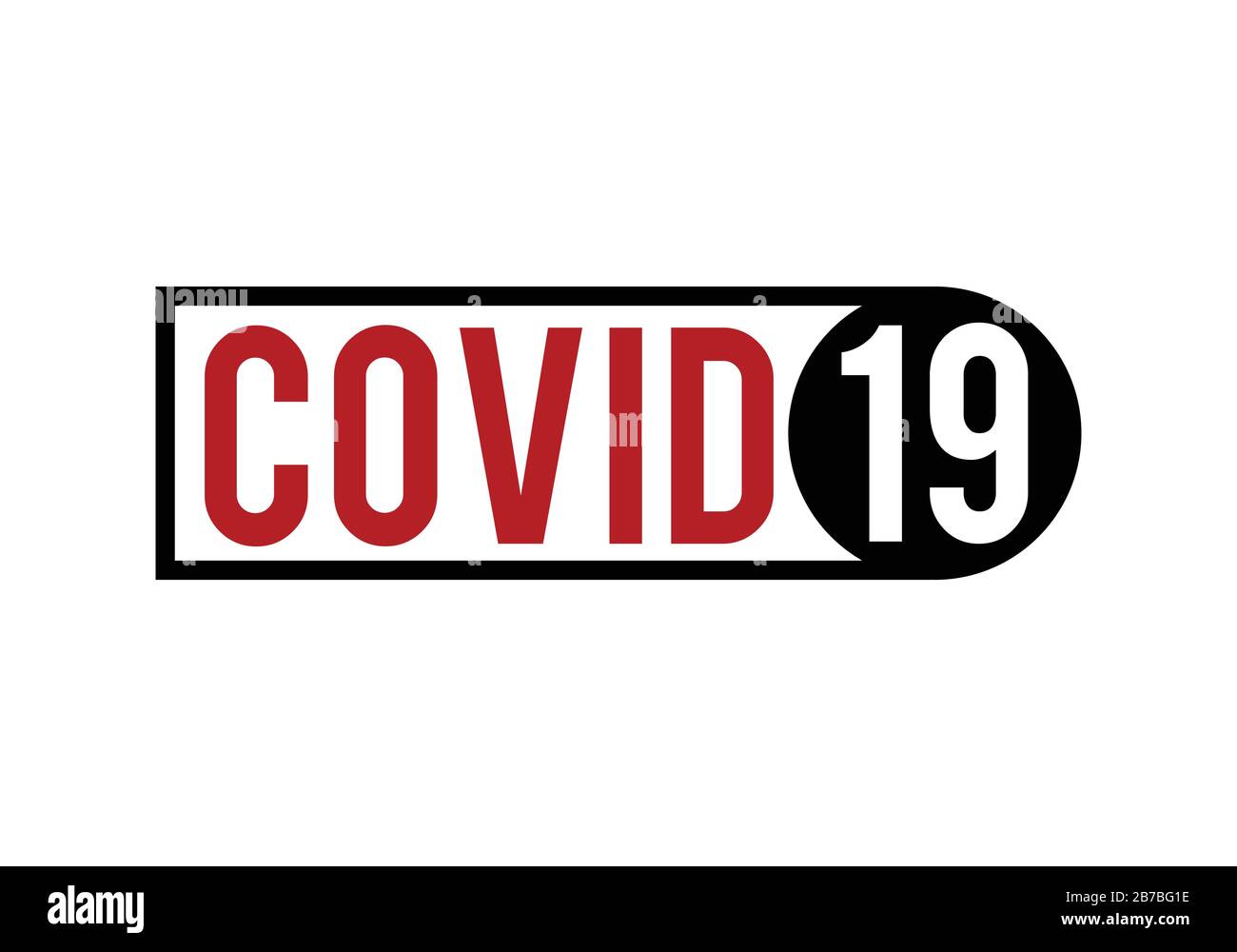 Coronavirus (Covid-19). Symbol of the fight against coronavirus. Stop ...