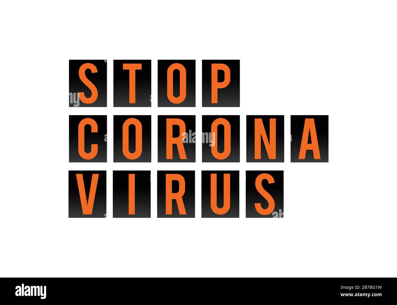 Coronavirus (Covid-19). Symbol of the fight against coronavirus. Stop ...