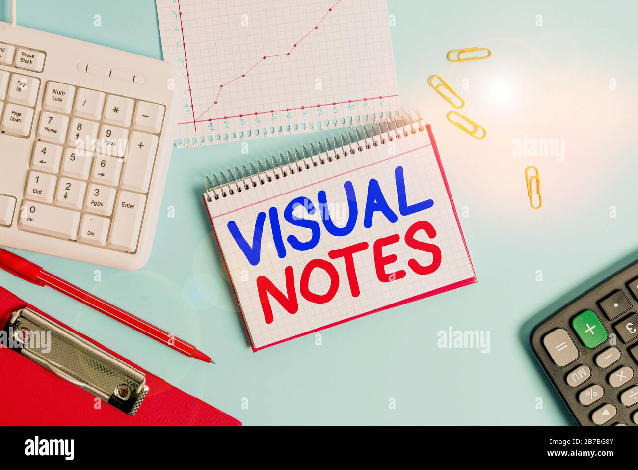 Writing note showing Visual Notes. Business concept for process of ...