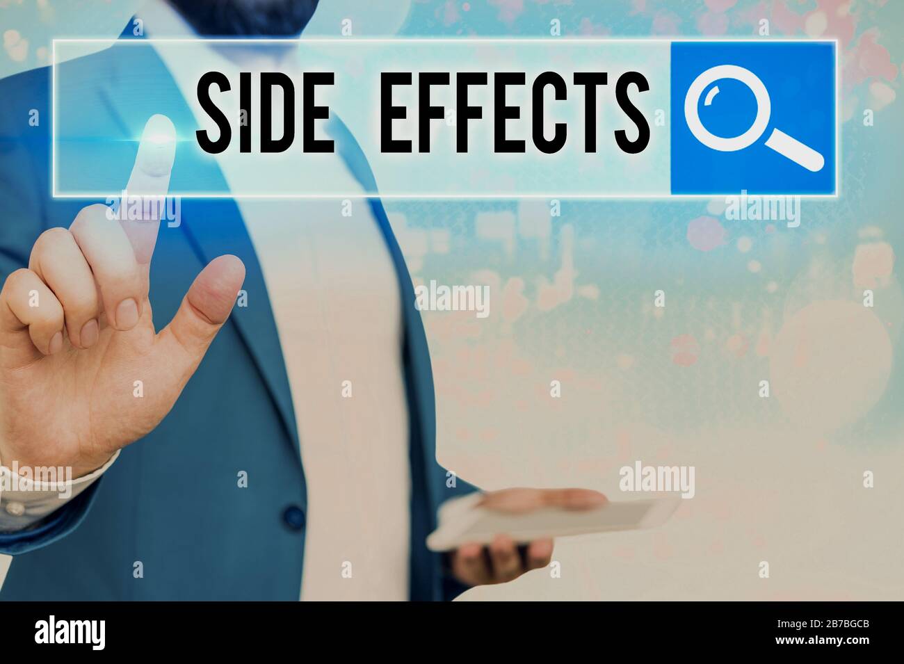 Word writing text Side Effects. Business photo showcasing secondary ...