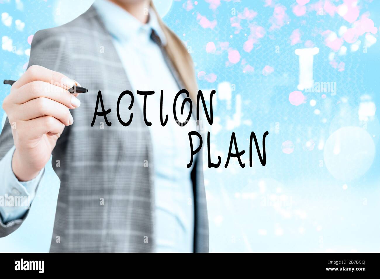 Conceptual hand writing showing Action Plan. Concept meaning the ...