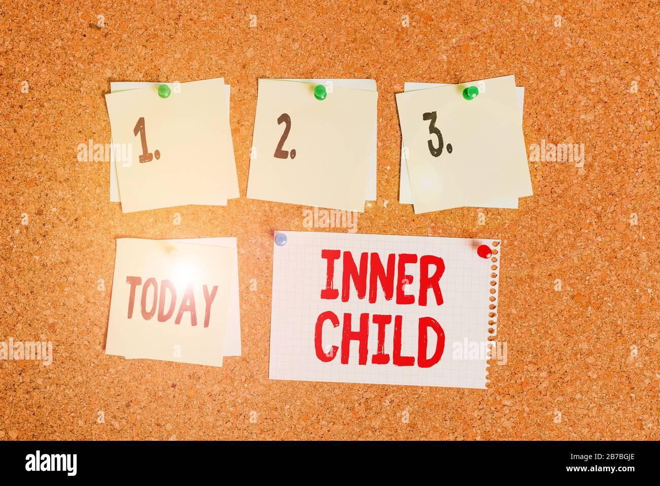 Writing note showing Inner Child. Business concept for the childlike ...