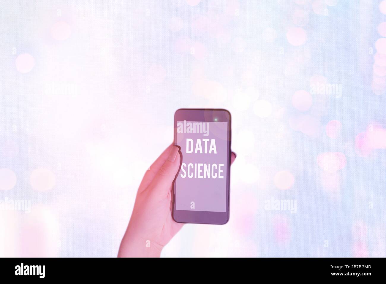 Text sign showing Data Science. Business photo showcasing ...