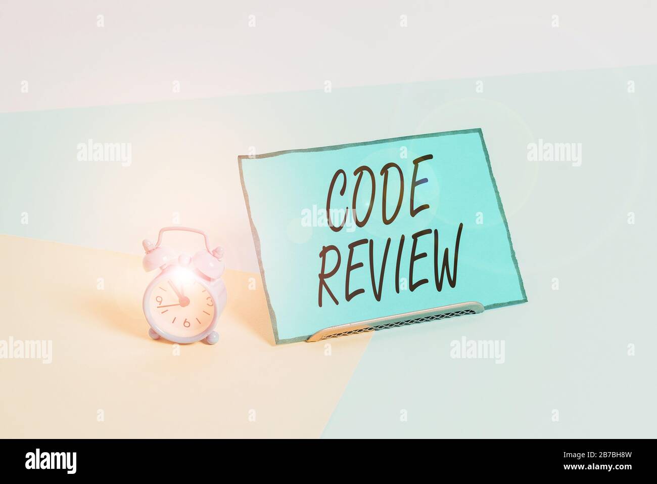 Conceptual hand writing showing Code Review. Concept meaning single ...