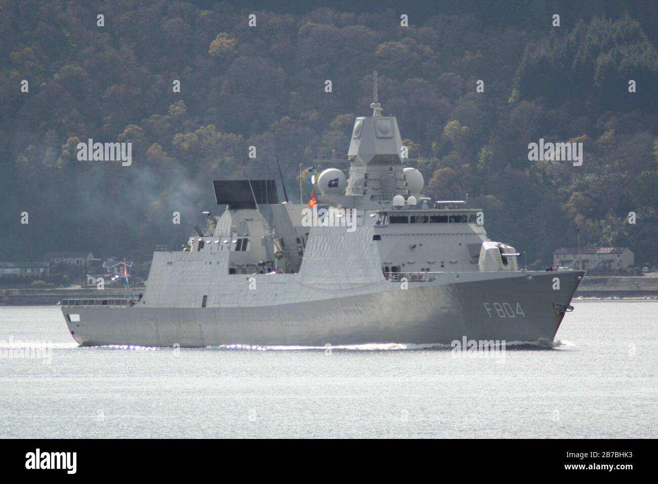 HNLMS De Ruyter (F804), a De Zeven Provincien-class frigate operated by ...