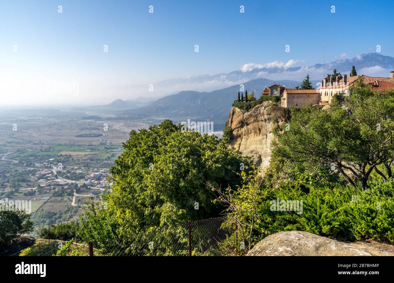 Beautiful Landscape of Meteora Monasteries Stock Photo - Alamy